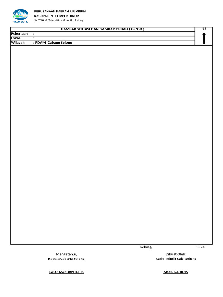 Blanko GSGD Cabang | PDF