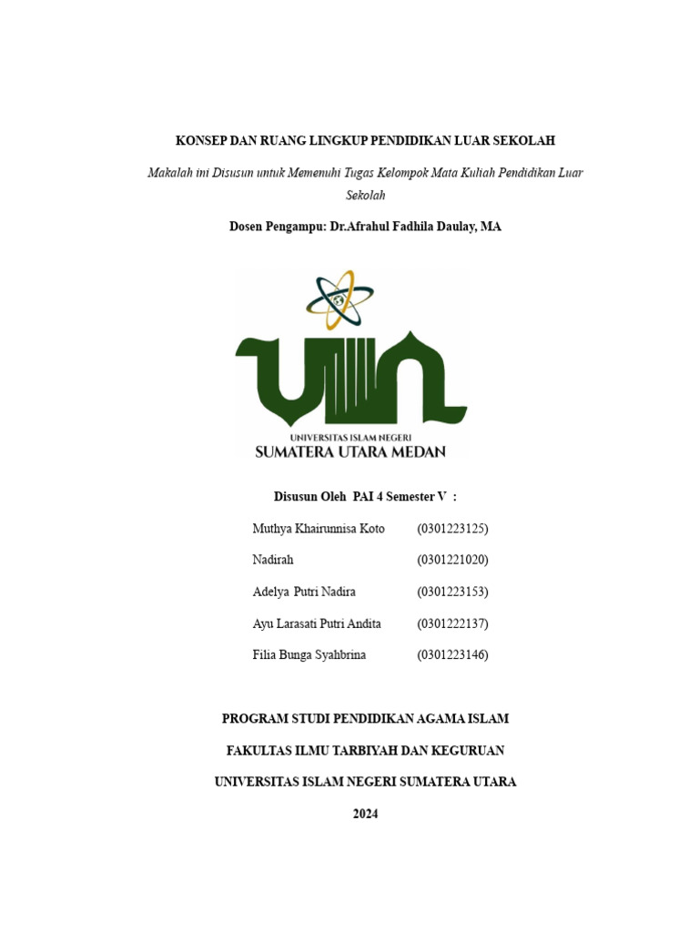 Konsep Dan Ruang Pls Kel 2 | PDF