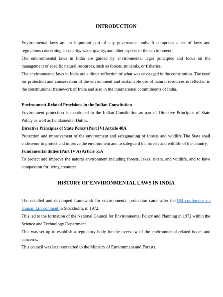 ENVIRONMENTAL LAW | PDF