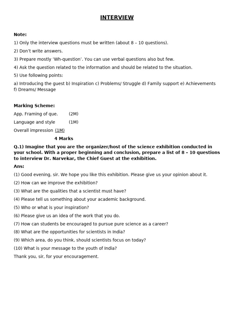 Interview Question | PDF