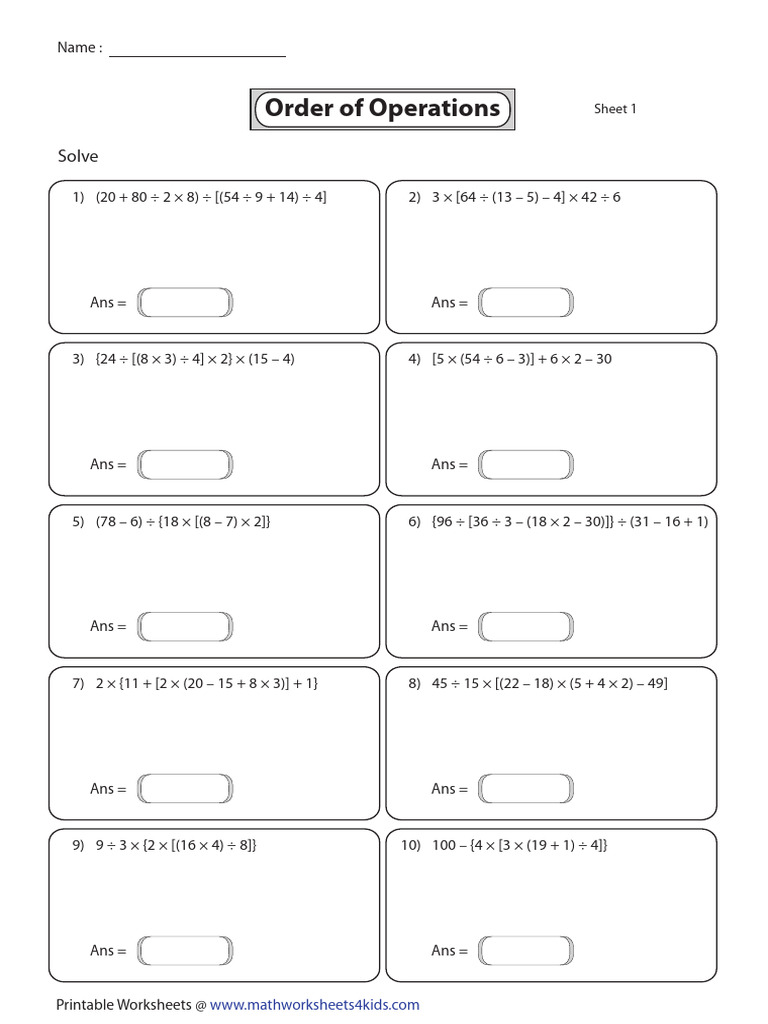 Parentheses Brackets Braces 1 | PDF