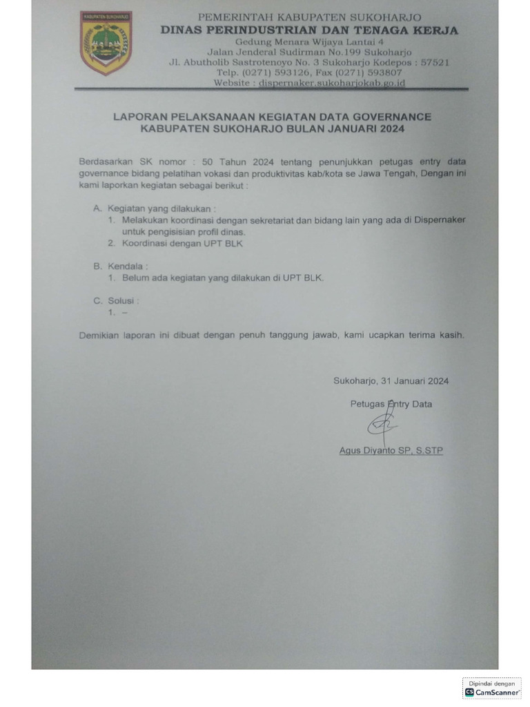 Lap Bul Januari | PDF