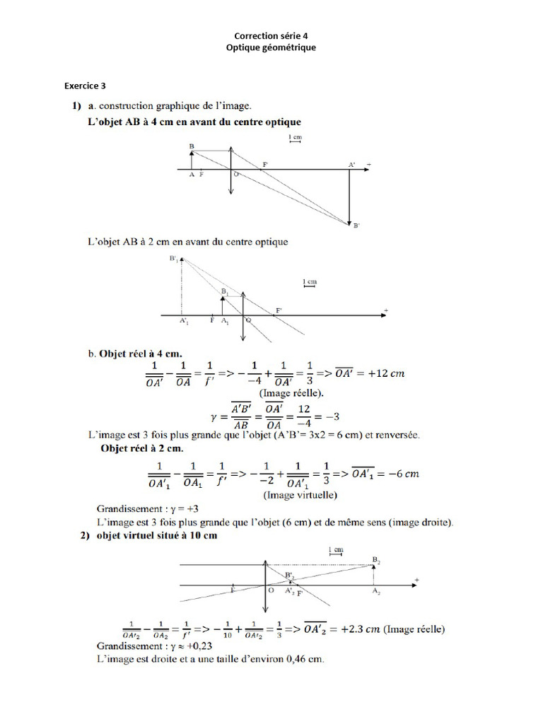 Correction TD 4 | PDF | Teaching Methods & Materials
