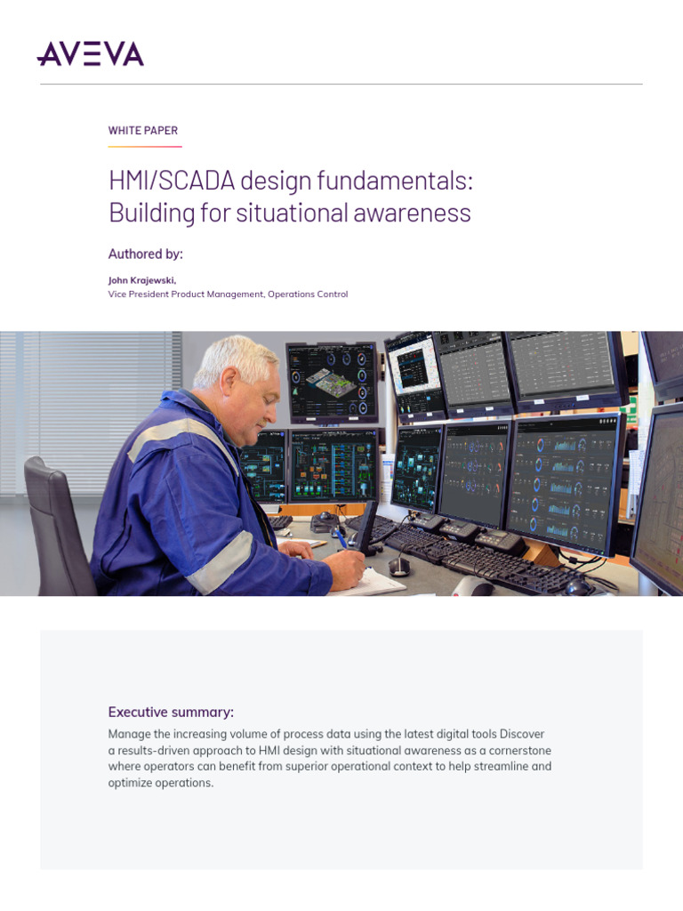 White Paper - HMI-SCADA Fundamentals-Building For Situational Awareness | PDF