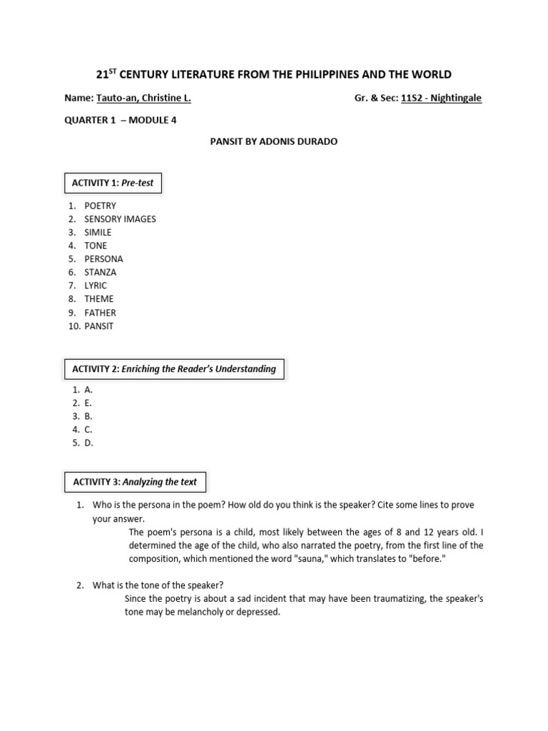 21st Century (Q1W4) | PDF