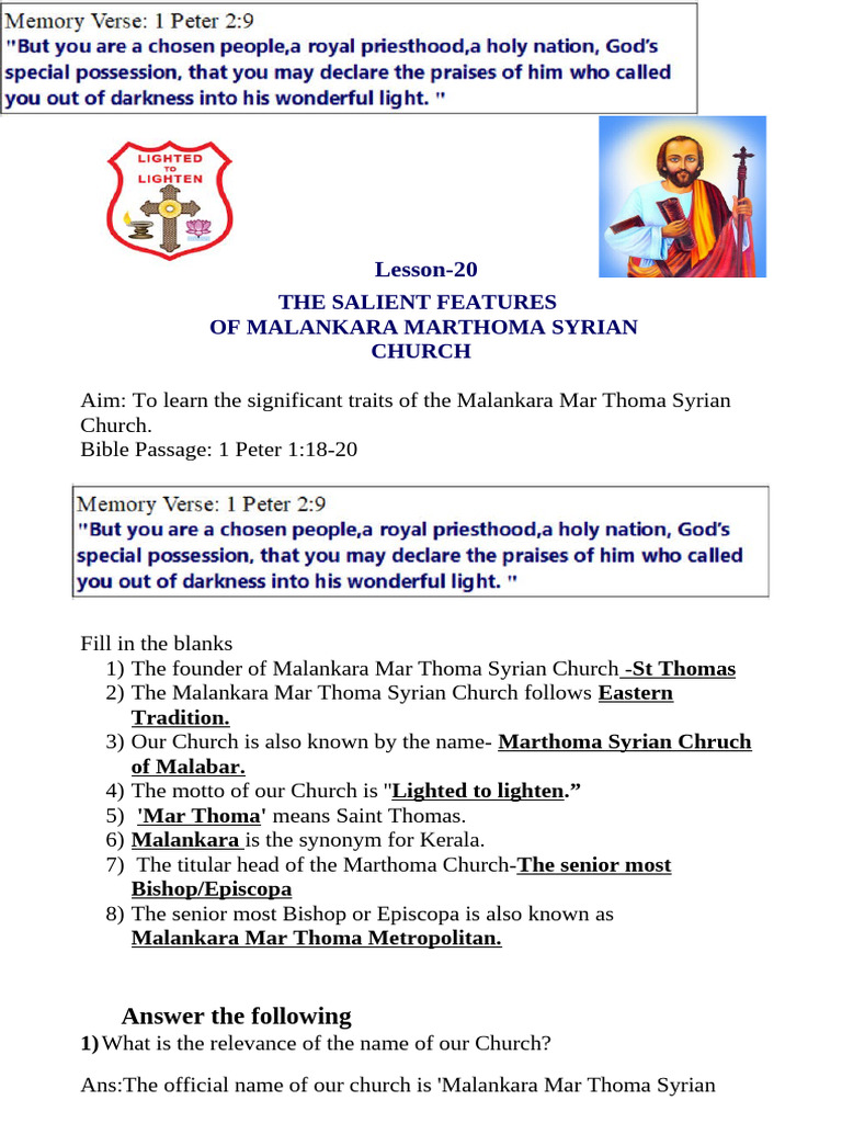 Lesson 20 SS Notes (1) (2) | PDF