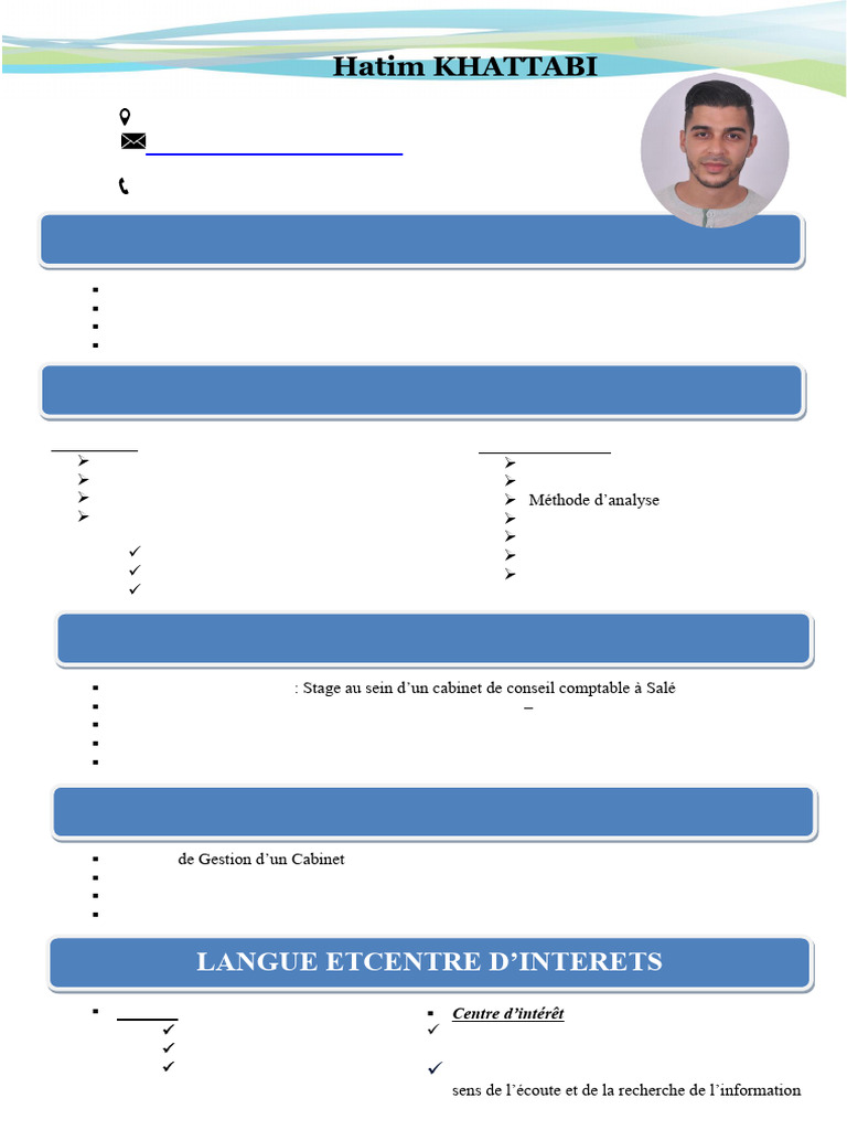 CV Hatim Khattabi 2023 | PDF
