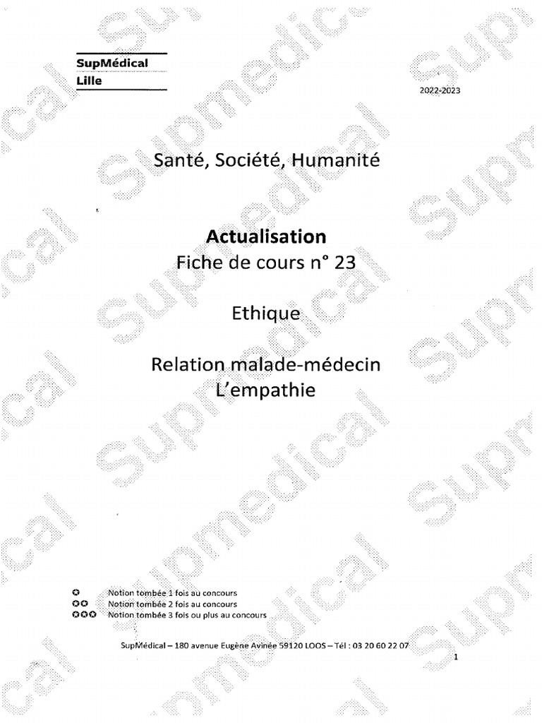 FC23 Lempathie | PDF