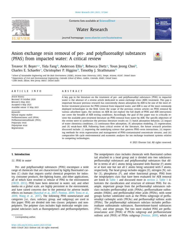 Water Research | PDF