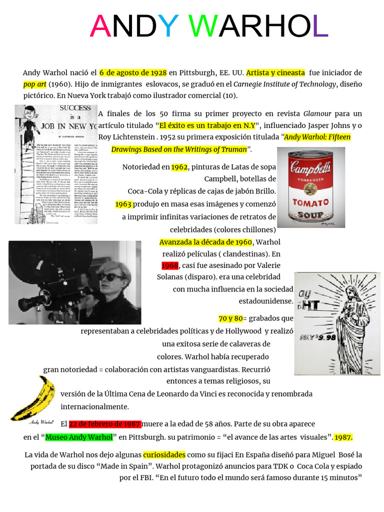 Andy Warhol | PDF