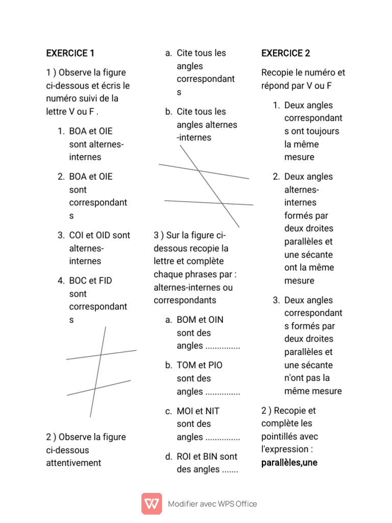 Devoir de 4™exercice 1-WPS Office | PDF