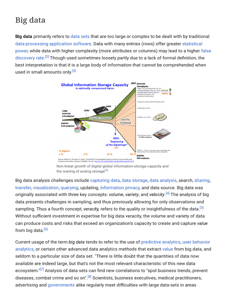 Big Data | PDF