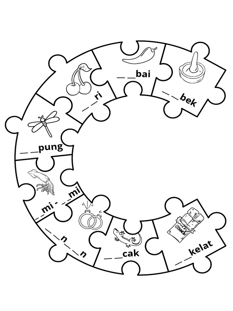 Letter C Puzzles | PDF