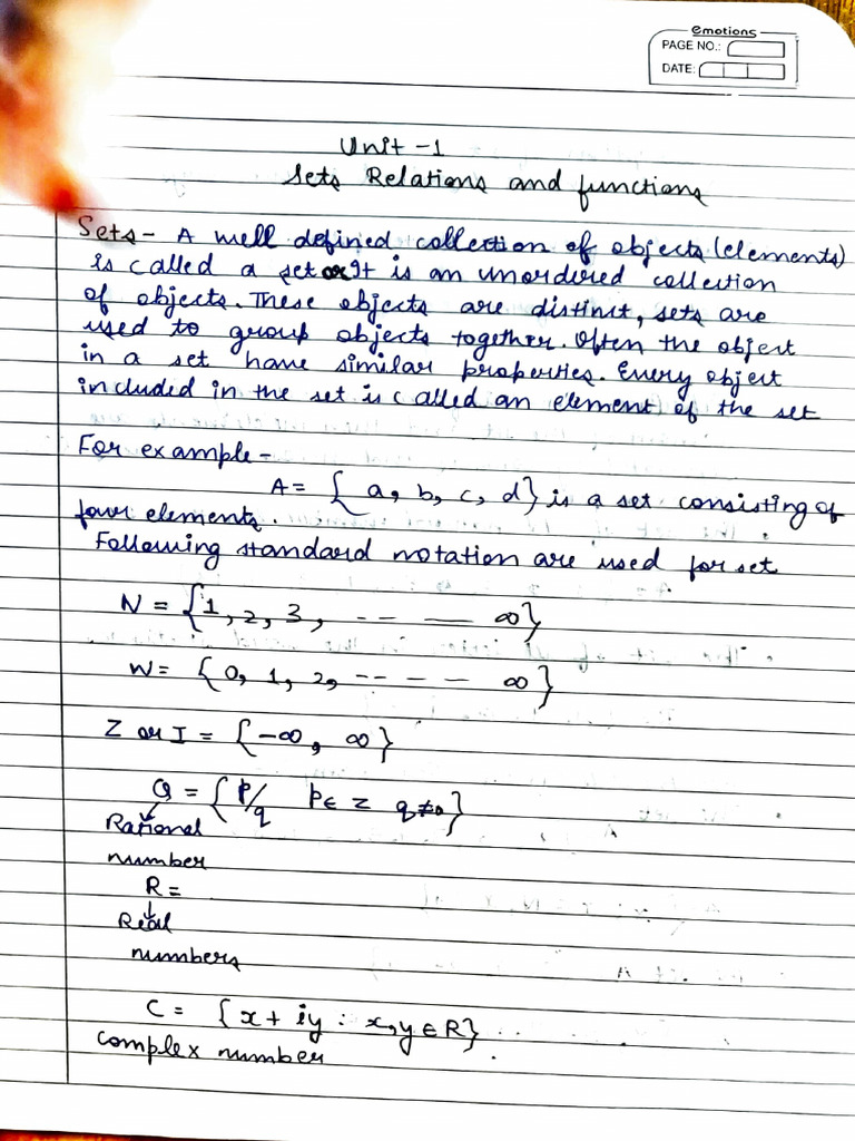 Maths Unit 1 &2 | PDF