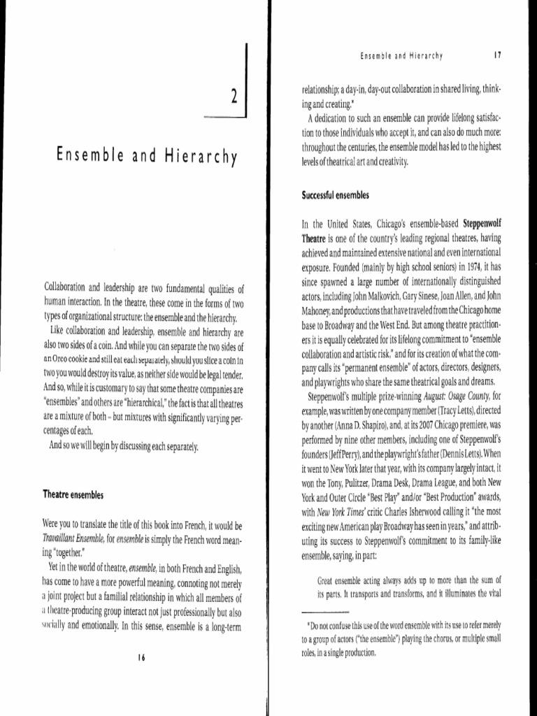 Ensemble & Hierarchy | PDF