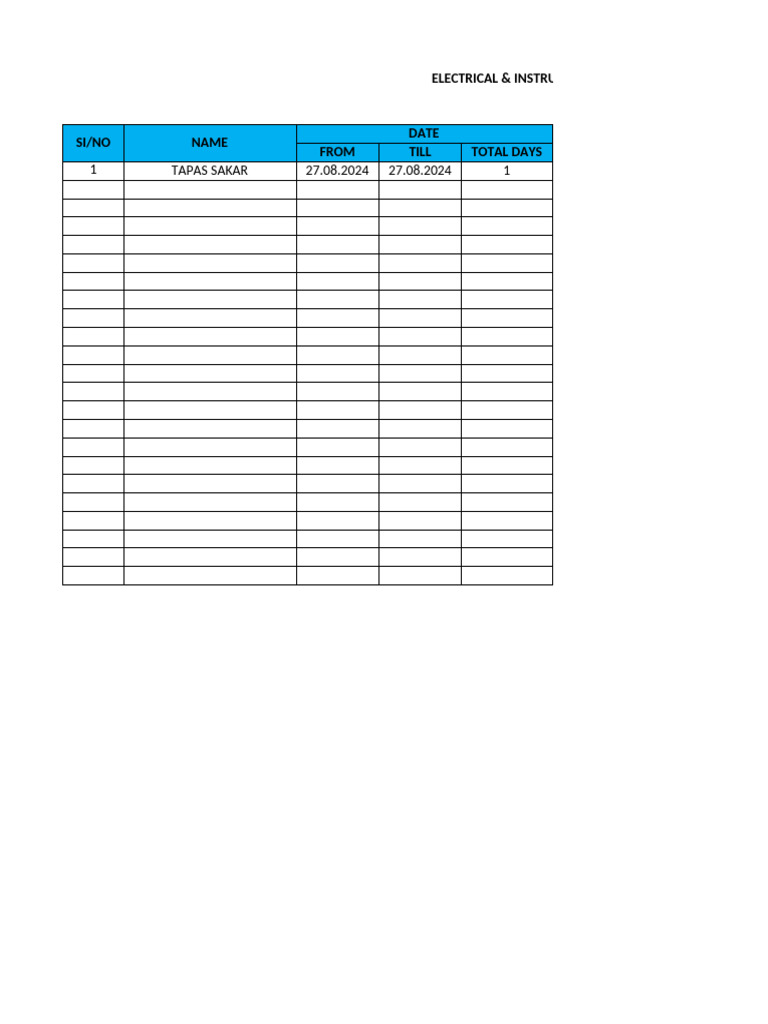 Leave Record Details (2024) | PDF