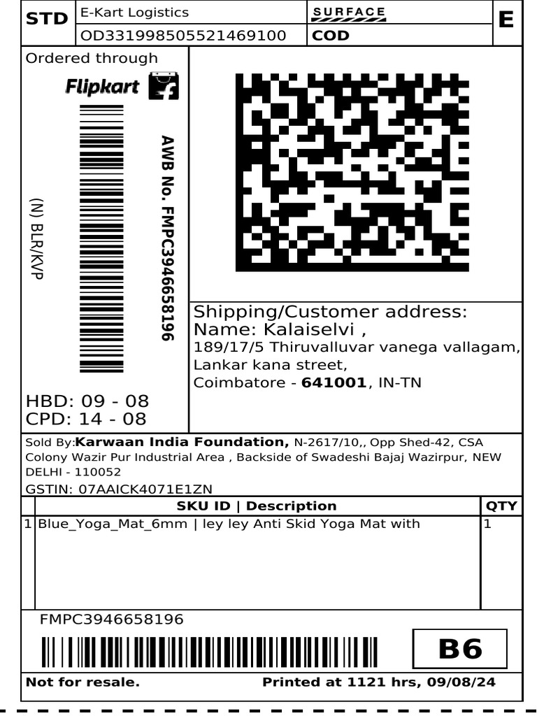 Flipkart Labels 09 Aug 2024 11 21 | PDF