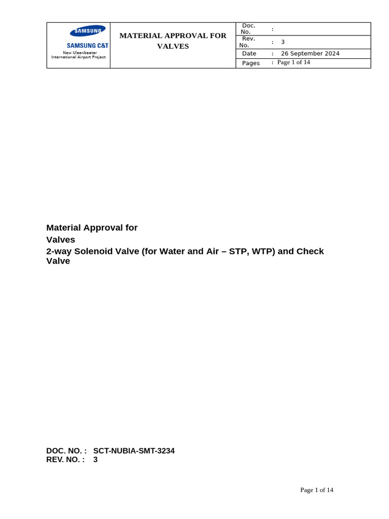 Valves MA Rev3 | PDF