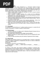 types of attitude-scales | Likert Scale | Brand