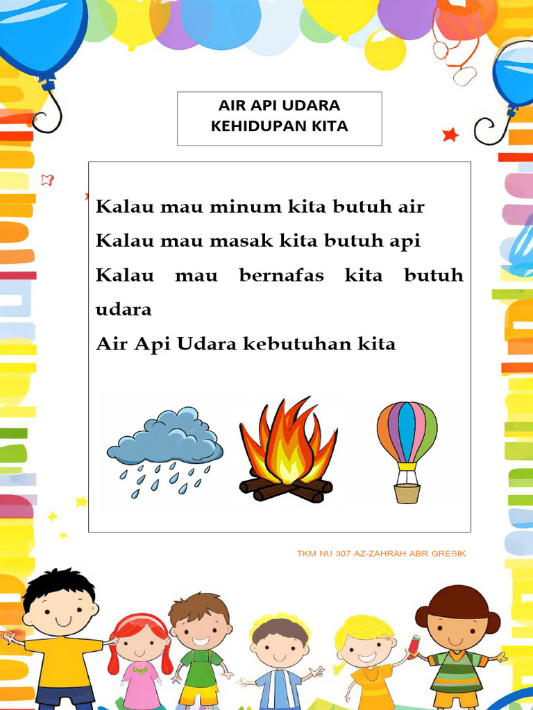 Tugas KKG Tema Air API Udara | PDF