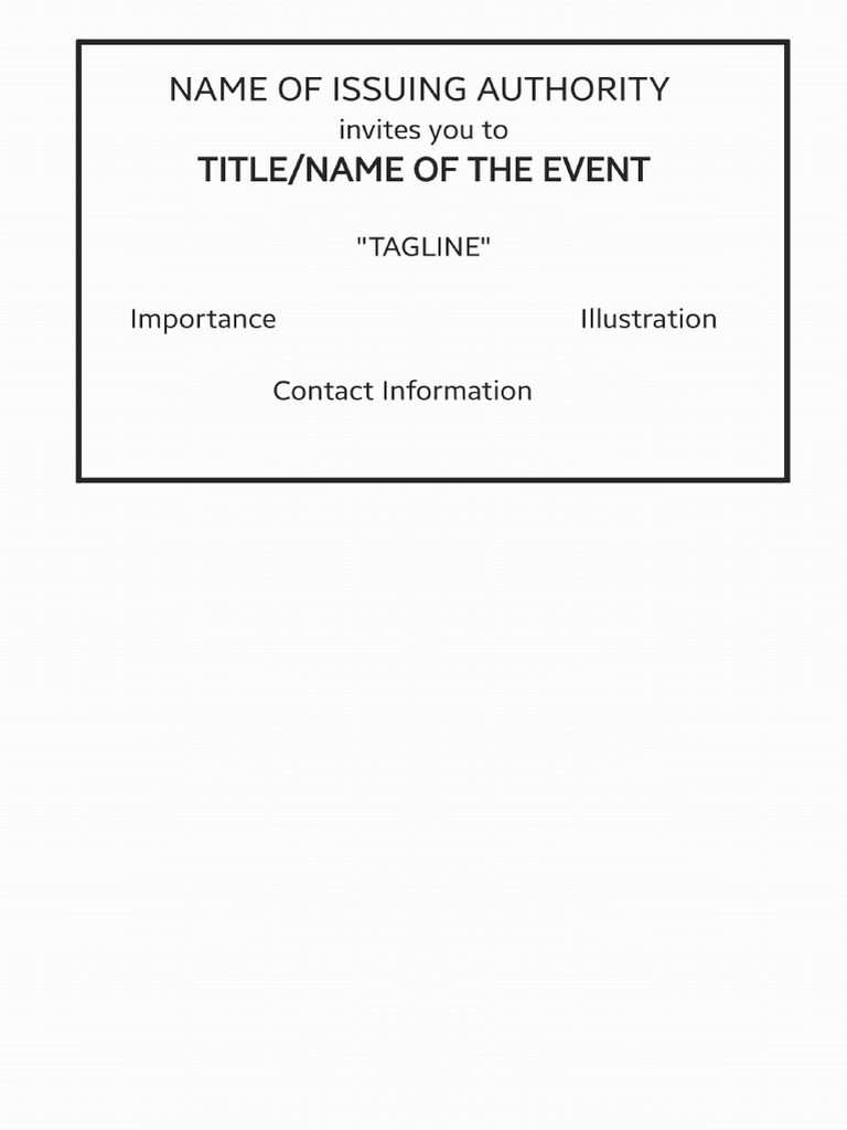 Poster Writing - Format | PDF