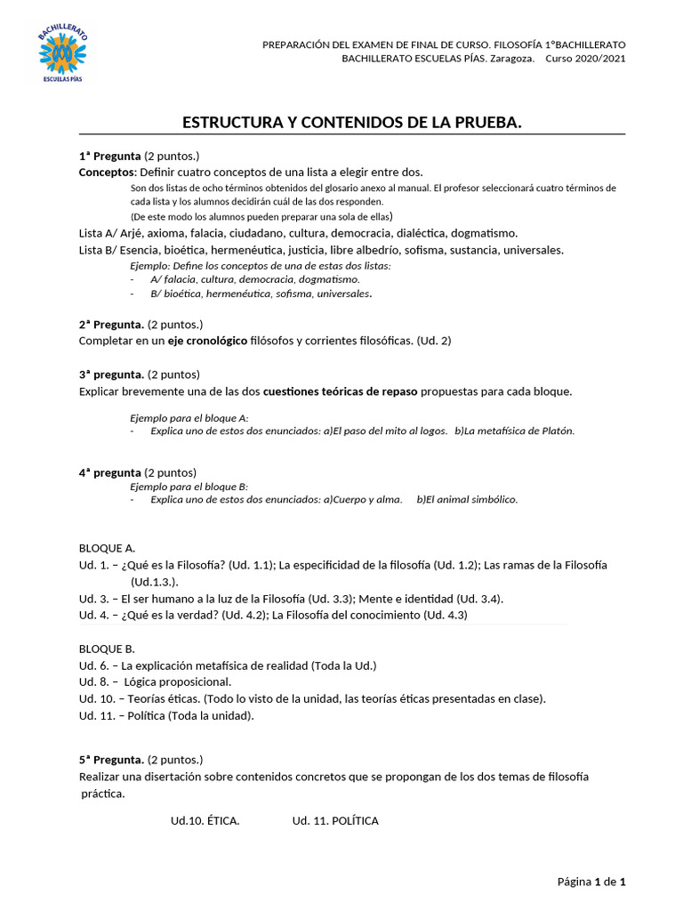 Instrucciones Examen Final Fil 23 24 | PDF