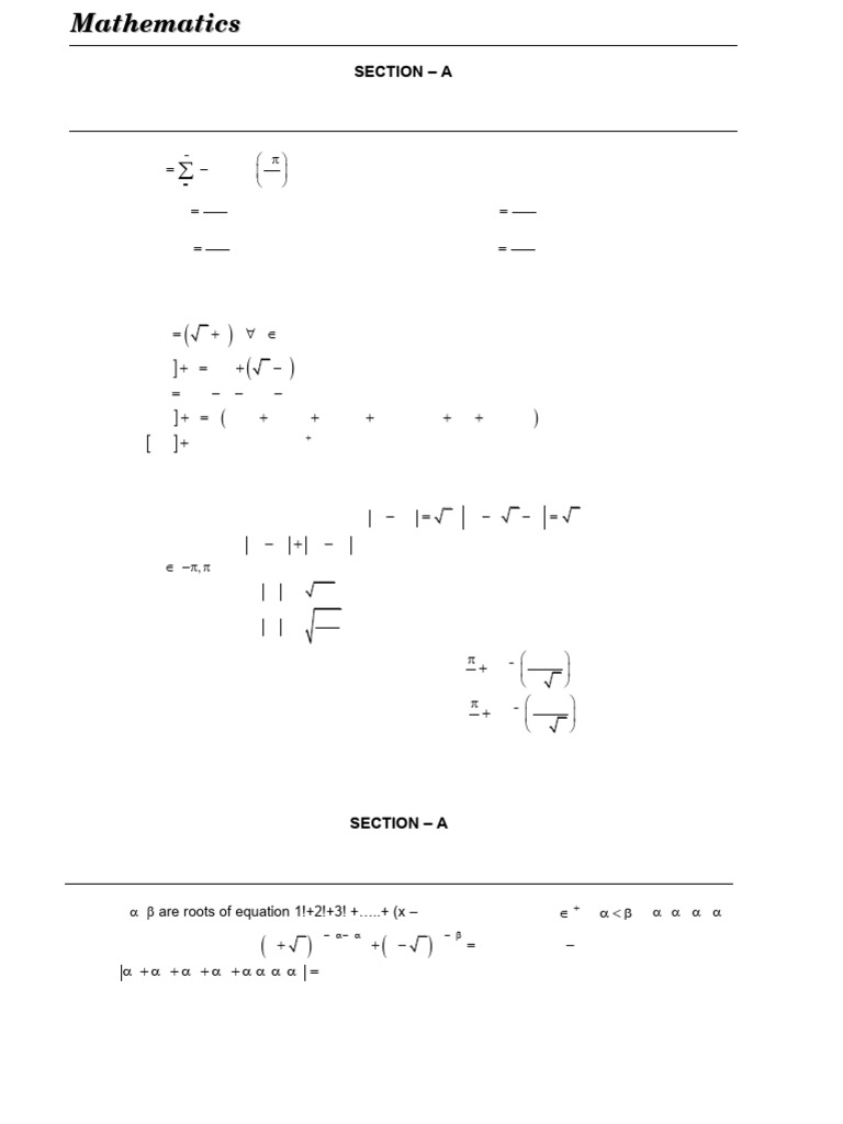 Maths Part-Ii Paper-1 24-12-2023 | PDF