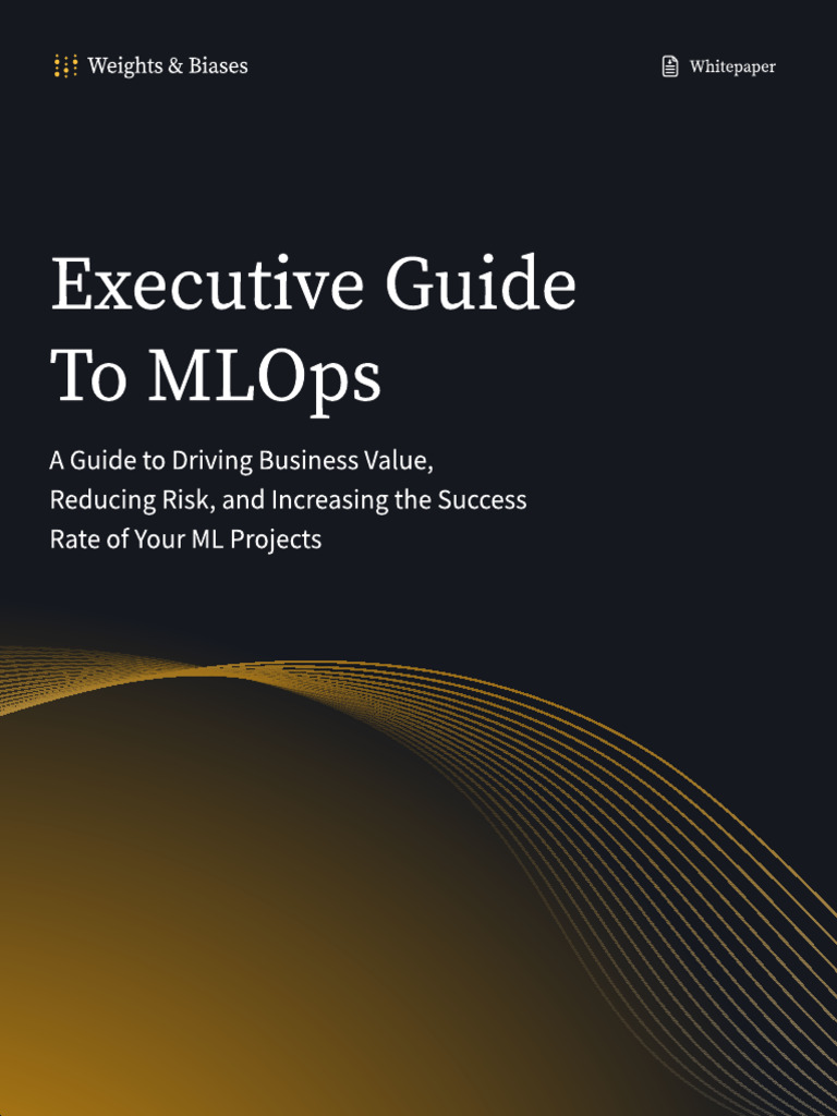 【WandB Whitepaper 2024】Executive-Guide-MLOps | PDF
