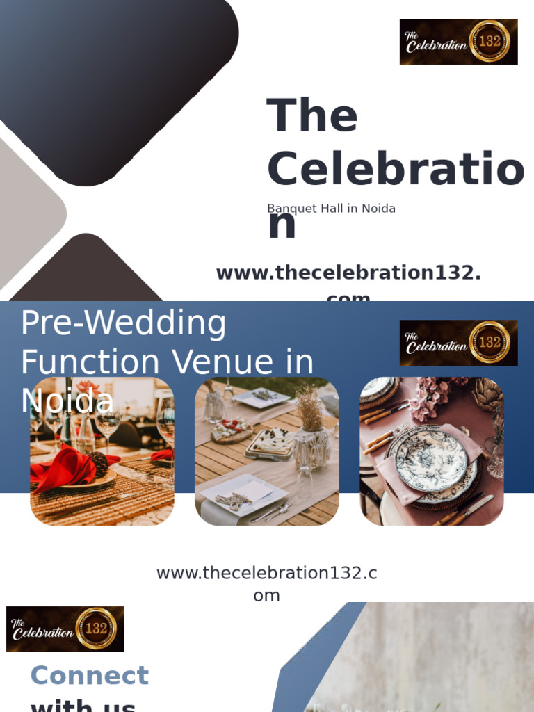 Pre-Wedding Function Venue in Noida - The Celebration 132 | PDF