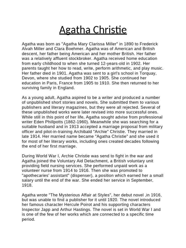 Agatha Christie | PDF