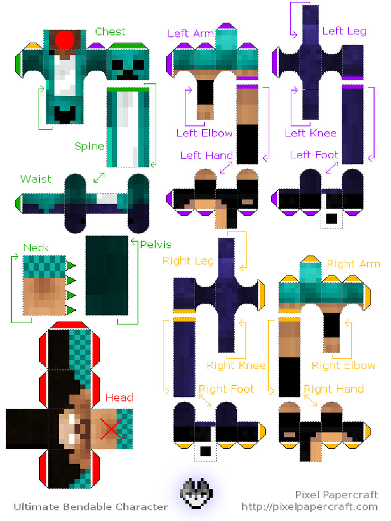 Minecraft Bendable Character | PDF