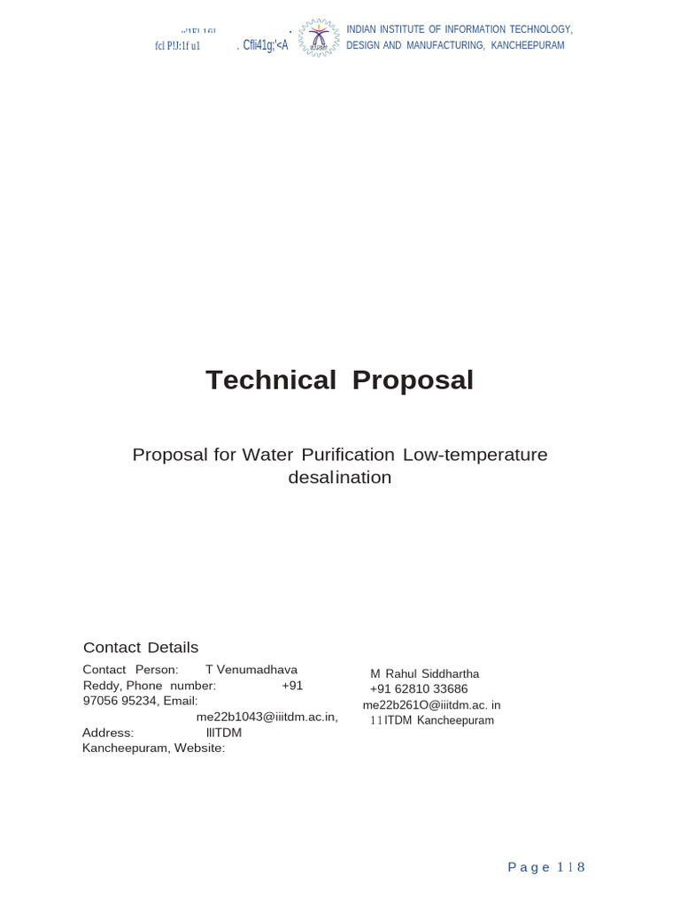 Water Purification - Low temperature desalination | PDF
