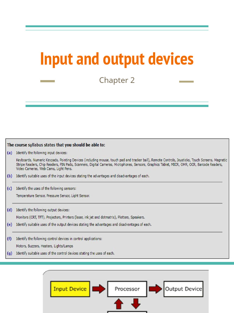 Input and Output Devices 1 (1) | PDF | Printer (Computing) | Computer Keyboard