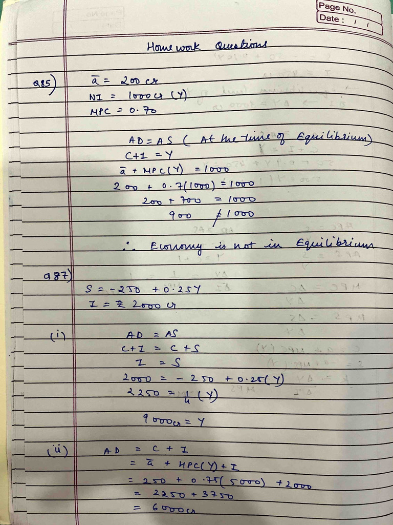 Homework questions | PDF