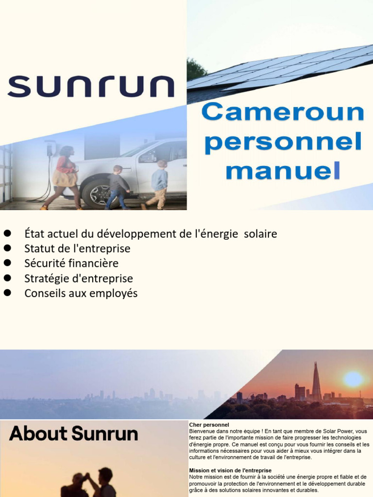 Manuel de L'employé Sunrun | PDF