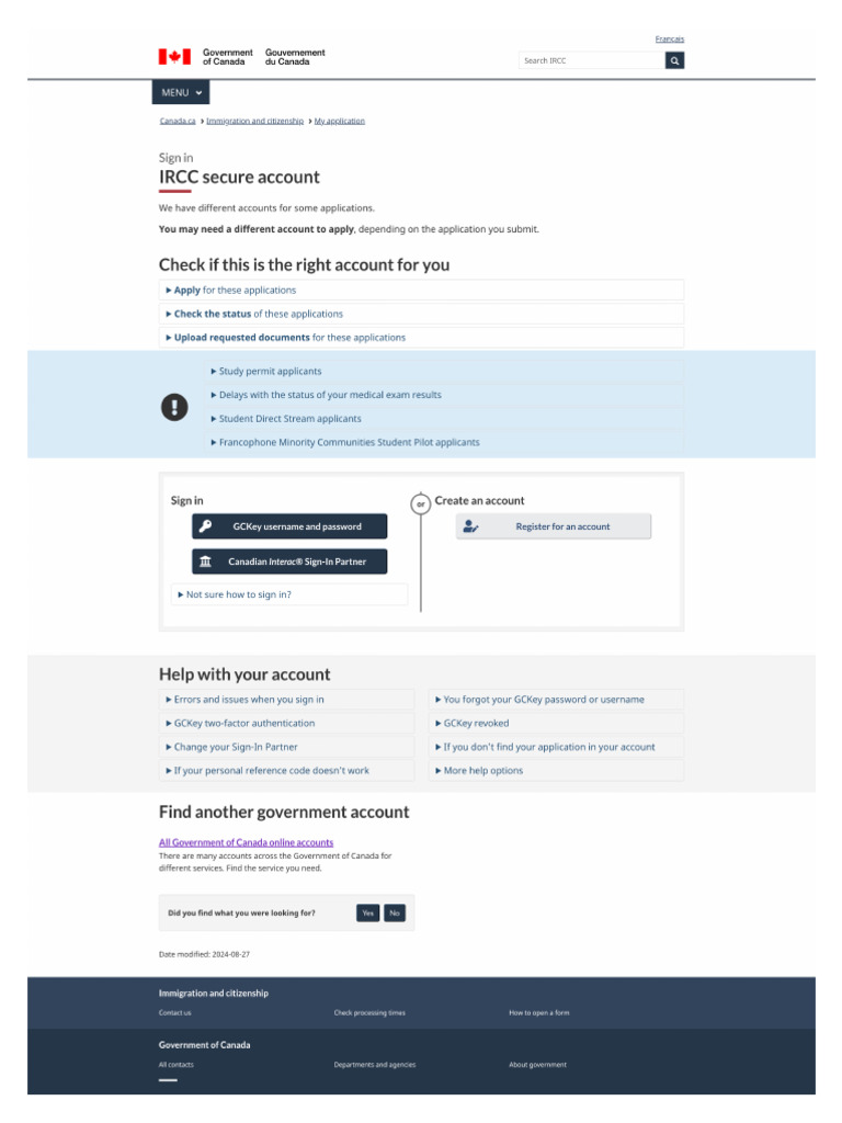 Ircc Account Login Steps | PDF