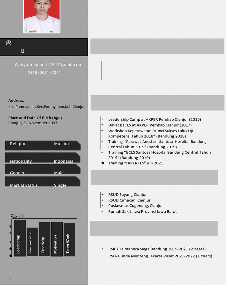 Drop CV Wahyu MJ 2021-Dikonversi | PDF