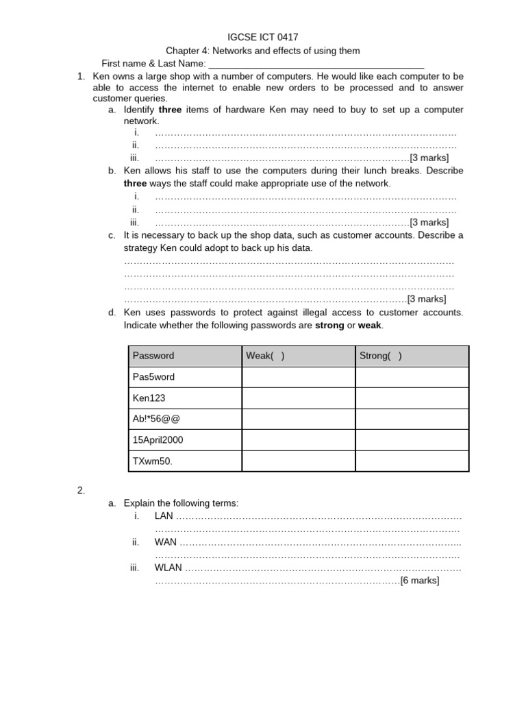 Ch04 - Networks and effects of using them | PDF