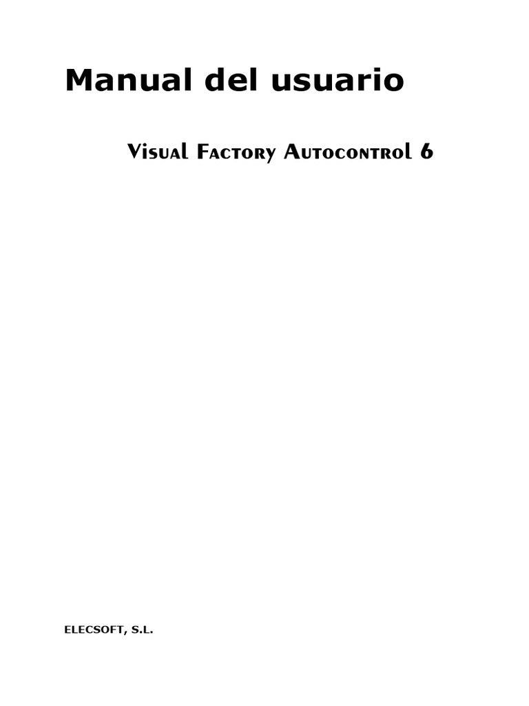 Manual VF Auto Control 6 | PDF