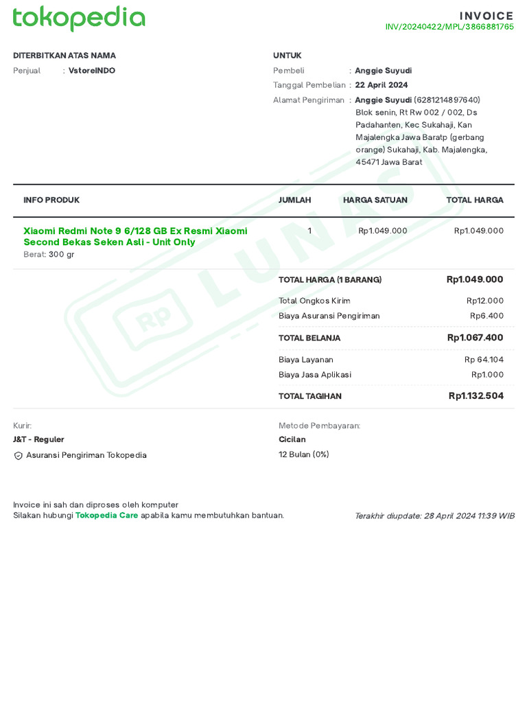 HP Xiaomi Note 8 | PDF