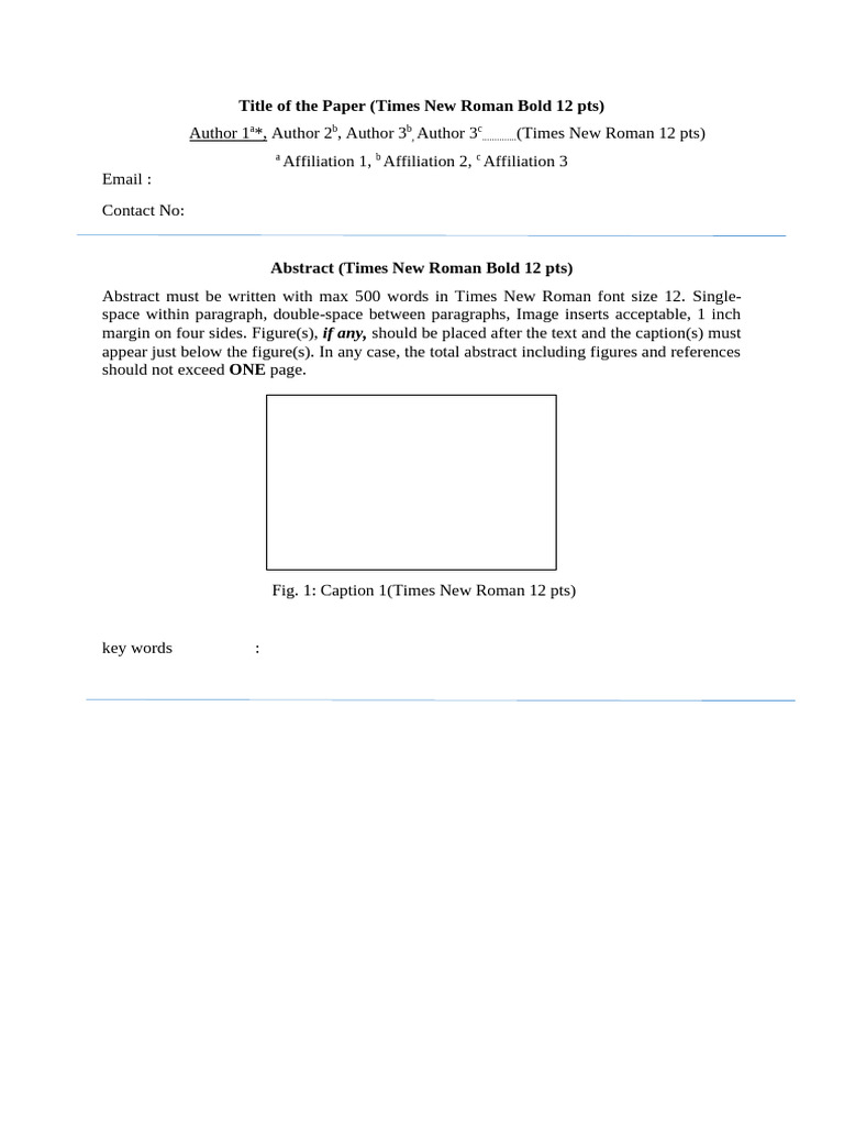 Abstract Format | PDF