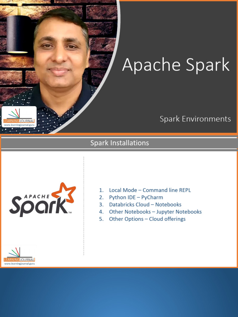 SP04-Installing and Using Apache Spark - Slides | PDF