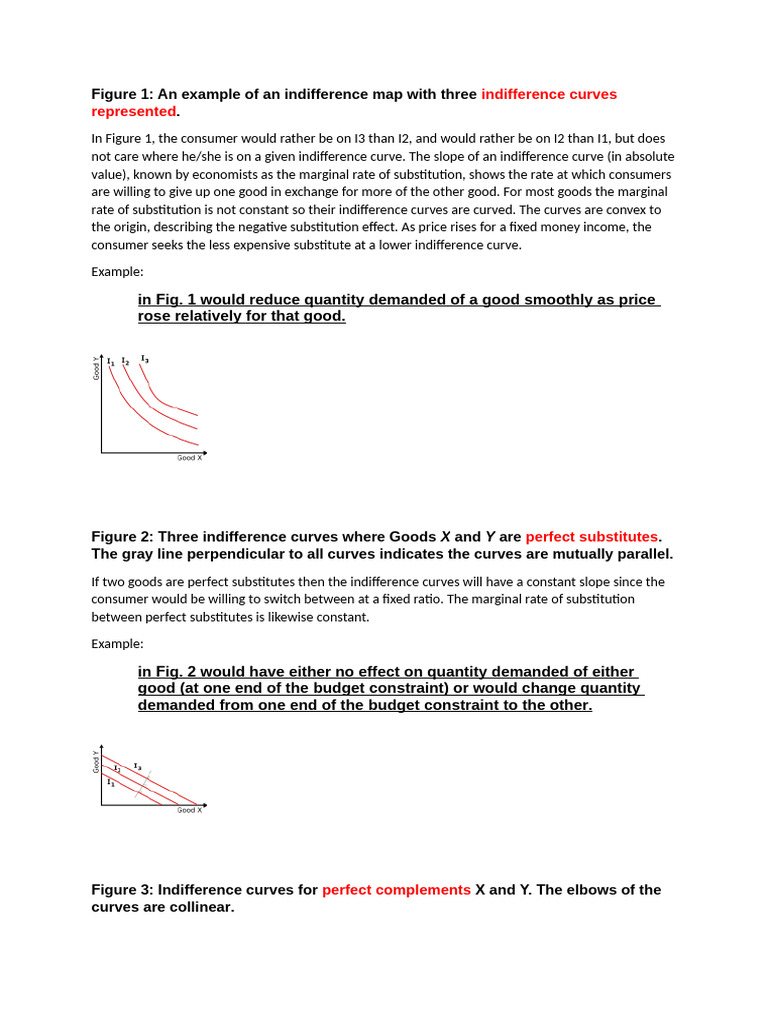 Indifference Curves | PDF