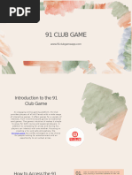 91 Club Colour Prediction Trick Explained | PDF | Experience | Prediction