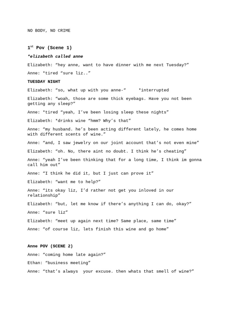 No Body | PDF