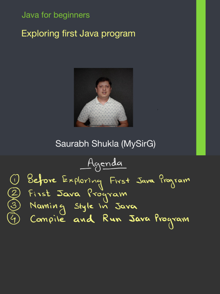 4 Exploring First Java Program | PDF