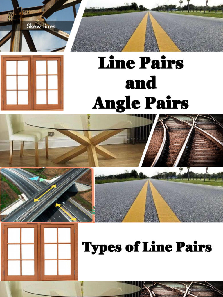 L1.2 A Line Pairs and Angle Pairs | PDF