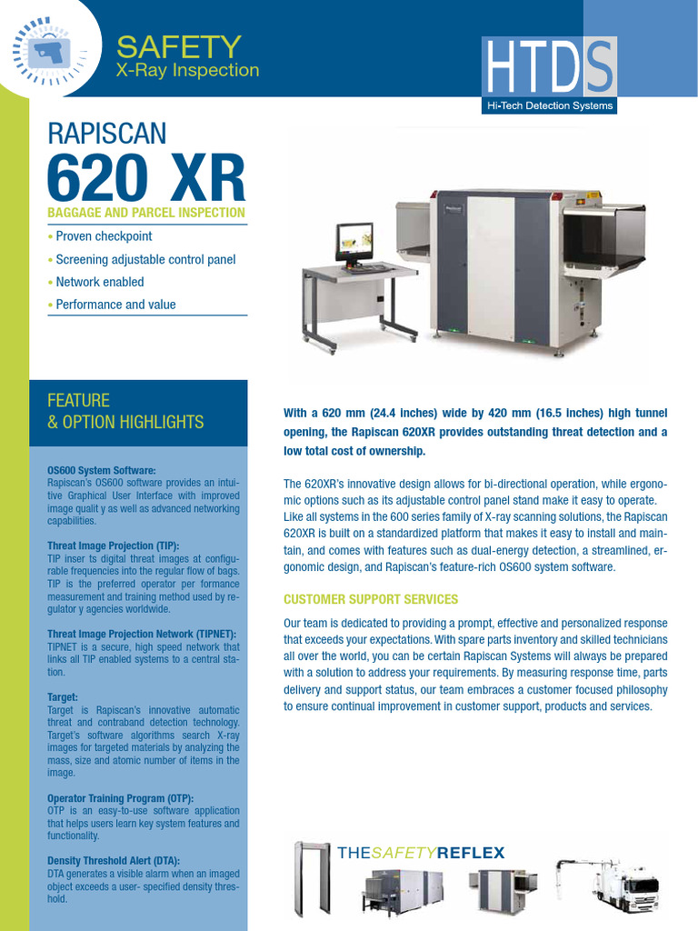 EN-Rapiscan+620XR Uk | PDF