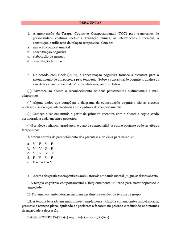 Perguntas TCC Av1 | PDF
