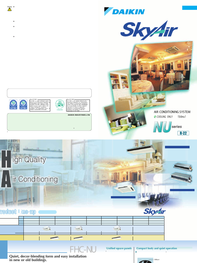 Daikin Electric Aircond Manual | PDF